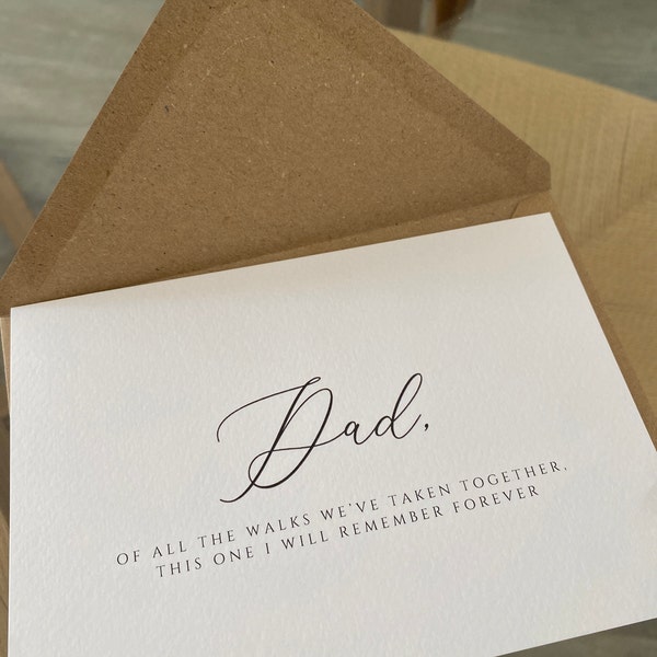 Wedding Card to Your Dad, Father of the Bride Cards, of All the Walks ...