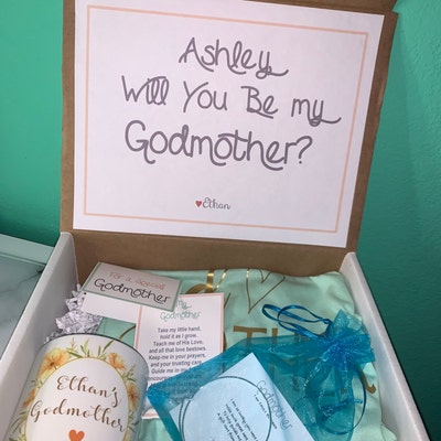 Godmother Box Personalized Godmother Gift Will You Be My Godmother Box ...