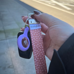 Floral Keychain Wristlets, Neutral Key Fobs, Wristlet for Keys, Key ...