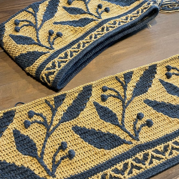 Forager Ruana Shawl Crochet PATTERN: Overlay Mosaic Poncho, Cardigan ...