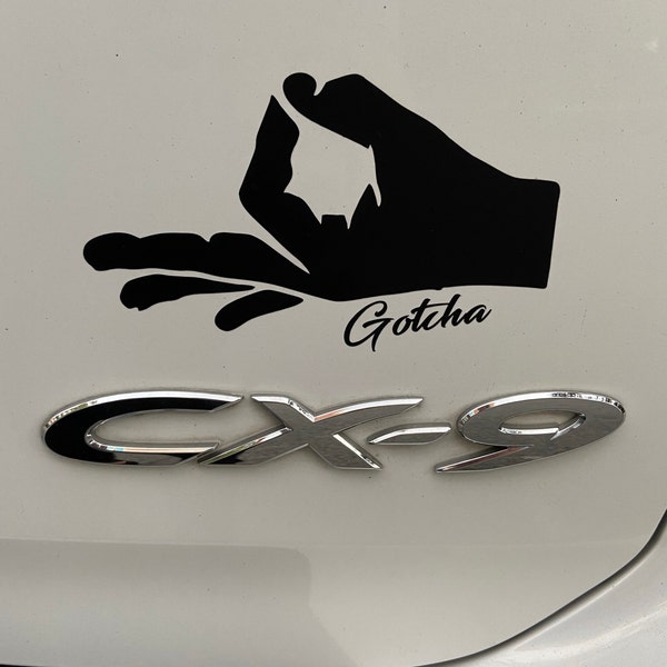 Gotcha Game, Car Decal, Funny Decal, Decal Humor, Gotcha, Gotcha Decal ...