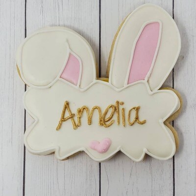 Nancy Bunny Plaque Cookie Cutter - Etsy