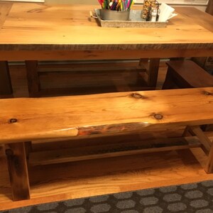 Farmhouse Table Extension Table Rustic Reclaimed | Etsy