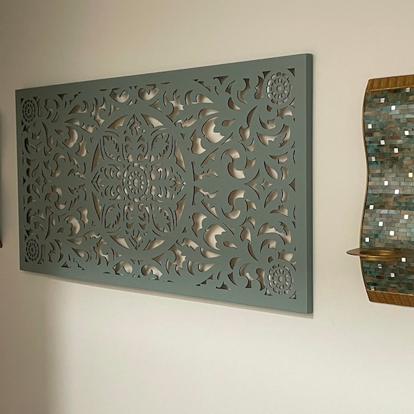 Wooden Panel on Solid Wood Frames, Large Wooden Wall Art - Etsy