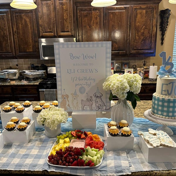 Gingham Number Cake Topper | Gingham Number Cake Topper With Ribbons ...