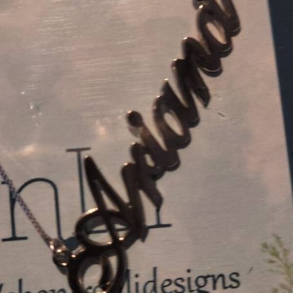 Name Necklace Personalized Gold Layla Style - Etsy