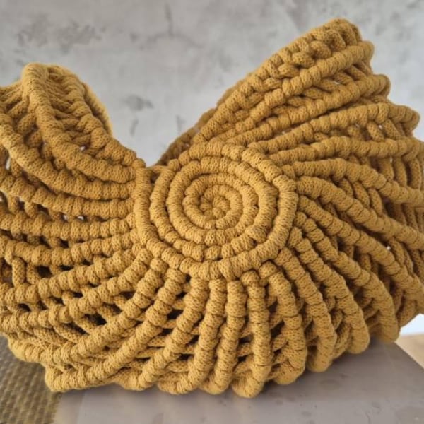 Macrame Seashell Bag Tutorial: DIY Boho Purse Pattern (digital Class, Video Guide, Two Sizes) - Etsy