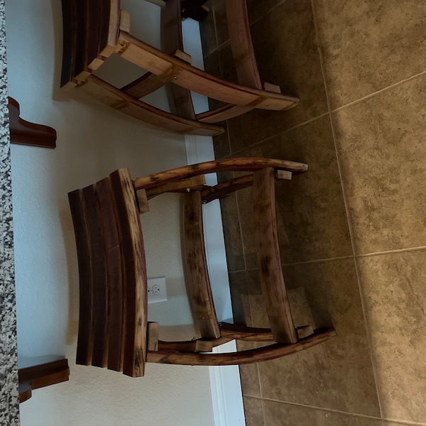 Wine Barrel Stool Kit - Etsy