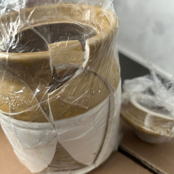 Ceramic Traditional Indian Pickle Jar, Handmade Achaar Barni, Kitchen ...