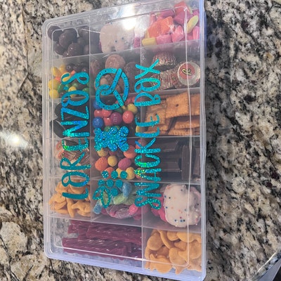 Personalized Snack Box, Snacklebox, Snackle Box, Lunch Box, Bento Box ...