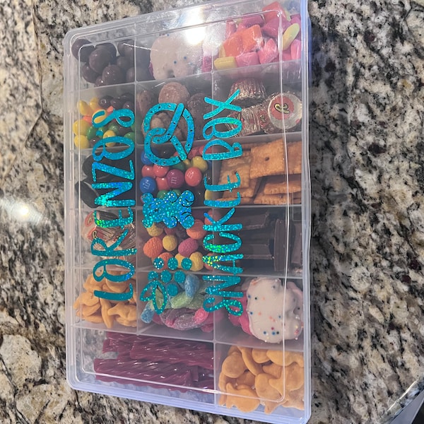 Personalized Snack Box, Snacklebox, Snackle Box, Lunch Box, Bento Box ...