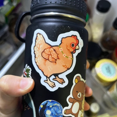 Hen Friend Sticker / Chicken Sticker / Bird Sticker / Cute Farm Sticker ...