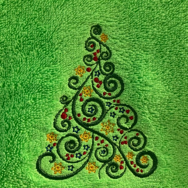 Christmas Tree Embroidery Machine Designs Pes Instant Digital Download ...