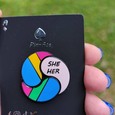 Customizable Pride 3-pin Set UPDATED LGBT Gay Bi Lesbian Trans Ace ...