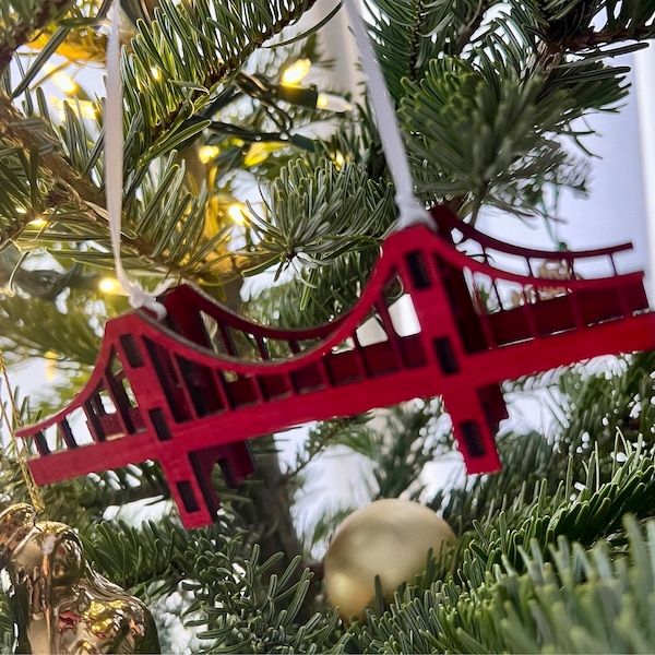 Three Sisters Pittsburgh Bridge 3D Christmas Holiday Ornament Roberto ...