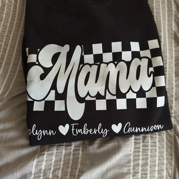 Personalized Mama Photo Collage T-shirt, Custom Mama Photo T Shirt, Mother's Day Photo Collage ...