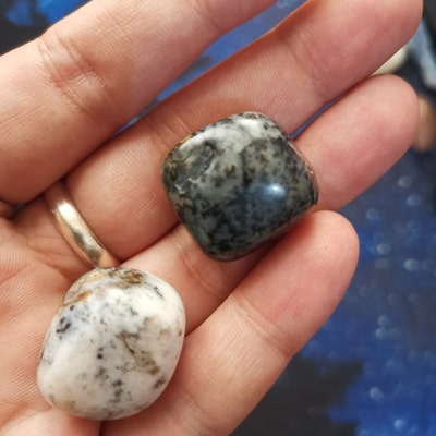 Merlinite Medium Tumbled Stone 15-20mm - Etsy UK