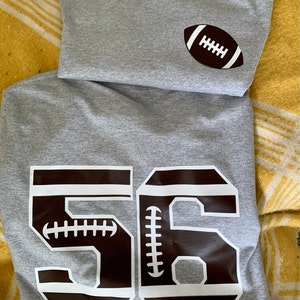 Football Alphabet and Numbers SVG Bundle, Football SVG, Varsity Font ...