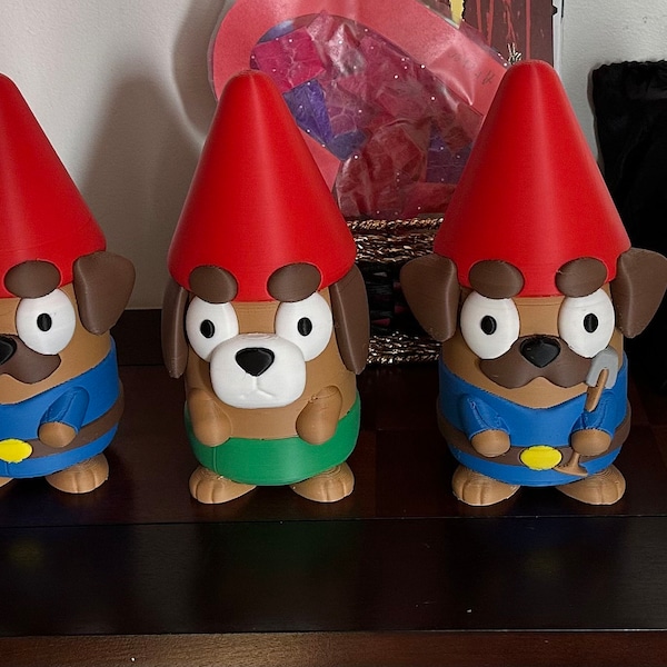 Jeremy, No! Gnome Figurine From Bluey TV Show - Etsy