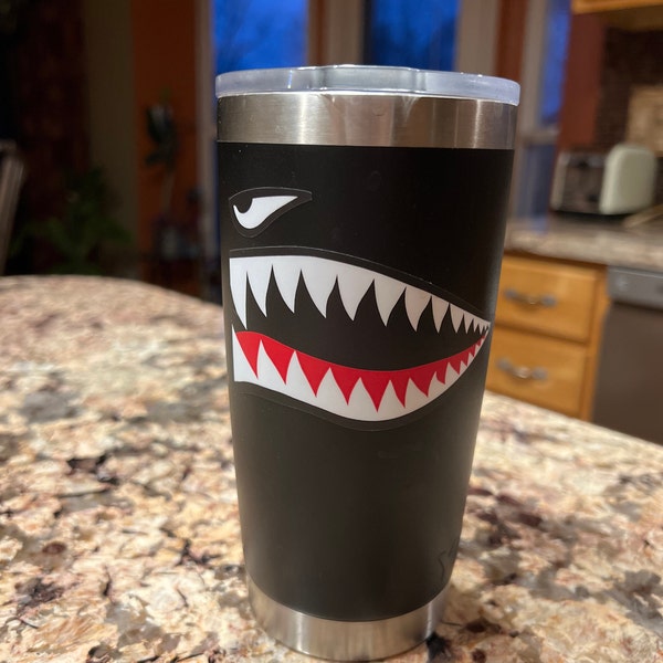 Shark Teeth / Shark Mouth Sticker Decal Set - Etsy