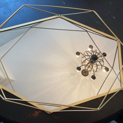 Zoa/metal Frame Round Mirror/durable Circle Vanity With Jute - Etsy