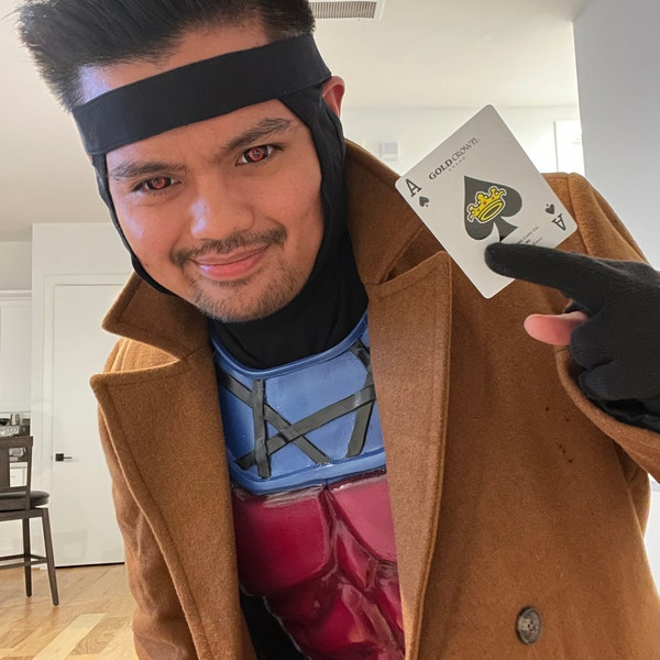 Black SUPER HERO BALACLAVA by Eyecon Cosplay - Super Hero Mask, Gambit ...