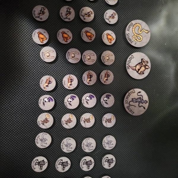 Class & Race Set VTT Token for Online Fantasy RPGS - Etsy