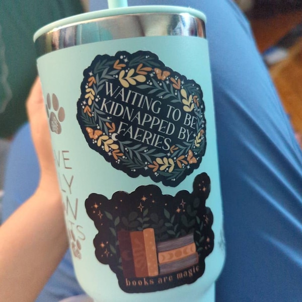 Books Are Magic Waterproof Sticker | Bookish Kindle and Water Bottle ...