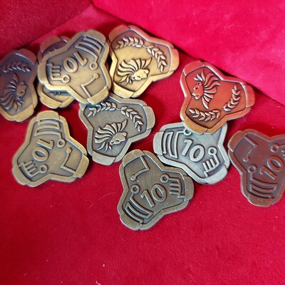 Mythological Creatures Themed Gaming Coins Tiny 15mm - Etsy