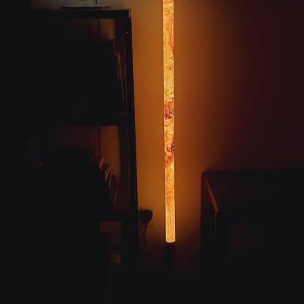 Serene Slim Light - the World's Slimmest Wooden Floor Lamp - Mid ...