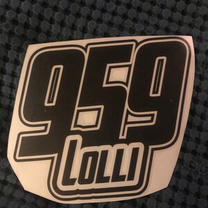 3 X Custom Racing Numbers Vinyl Stickers Decals Race | Etsy