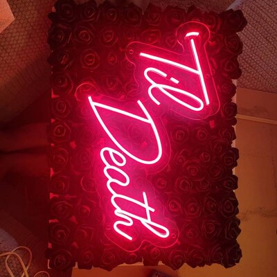 Til Death Neon Sign Neon Sign Wedding Custom Wedding Neon - Etsy