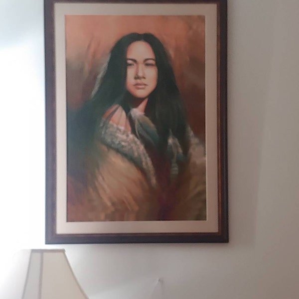 Print on Canvas, Southwestern Painting, Western Art, Indigenous Art ...