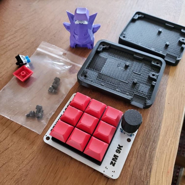 ZMK 7 Hotswap & RGB Underglow Mechanical Macropad -- (qmk/vial) Easily ...