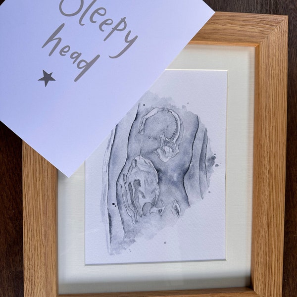 Embryo Art | Ivf Painting | Embaby Art | Hand-painted Nursery Decor ...