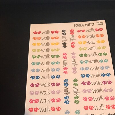 Dog Walking Planner Stickers Dog Planner Stickers Pet Stickers Dog ...