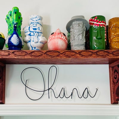 Ohana Wire Word Sign Wire Words Ohana Means Family Sign Wall Hangin ...