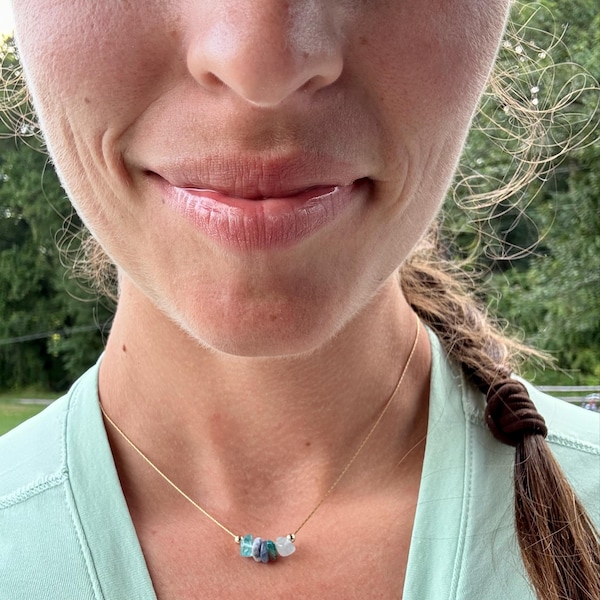 MBTI INFJ Raw Crystals Necklace - Etsy