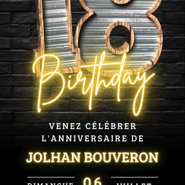 Animated Sneaker Ball Party Invitation for Mobile, Self Edit ...