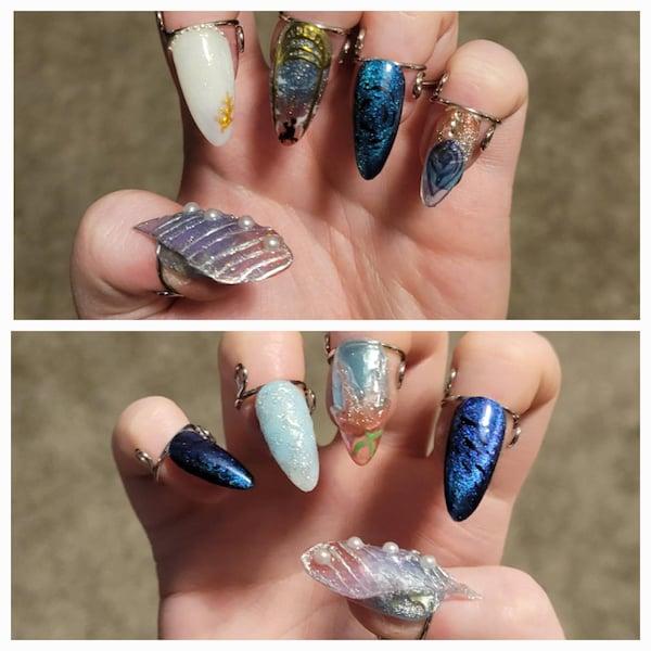ZAYNE (love and Deep Space) Press on Nails - Etsy