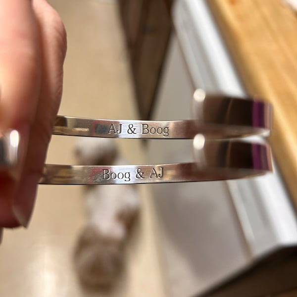 Sisters Split Bracelets . Personalized Sisters Jewelry Cuff . Sisters ...