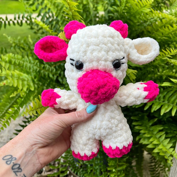 Baby Cow Crochet Pattern - Etsy