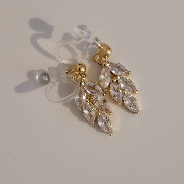 Hoops 15mm Invisible Clip on Earrings, Clip on Hoop Earrings, Non ...