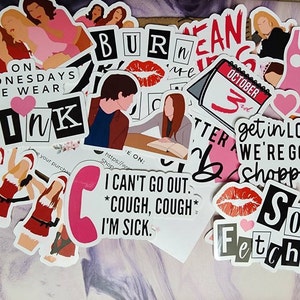 Mean Girls Sticker Pack, Mean Girls Movie, 20 Sticker Pack, Mean Girls ...