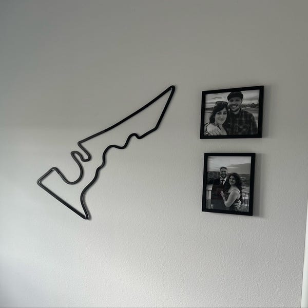 COTA Circuit of the Americas 3D Race Track Outline| F1 Race Track Wall ...