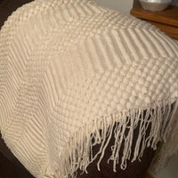 Cream Throw Blanket Ivory Sheer Throw Blanket Lightweight Throw Blanket ...