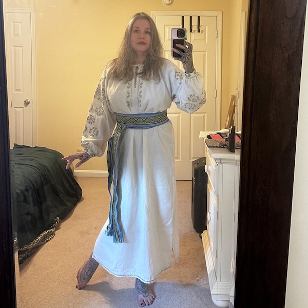 Ukrainian Tablecloth Christmas Linen Table Covering Made in Ukraine - Etsy