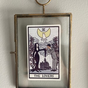 The Lovers VI Tarot Card Art Hand-cut Art Card Mounted on - Etsy