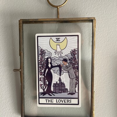 The Lovers VI Tarot Card Art Hand-cut Art Card Mounted on - Etsy