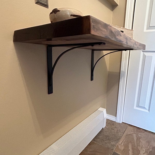 12" Forged Iron Decorative Handle Pull Grab Bar for Barn Doors ...